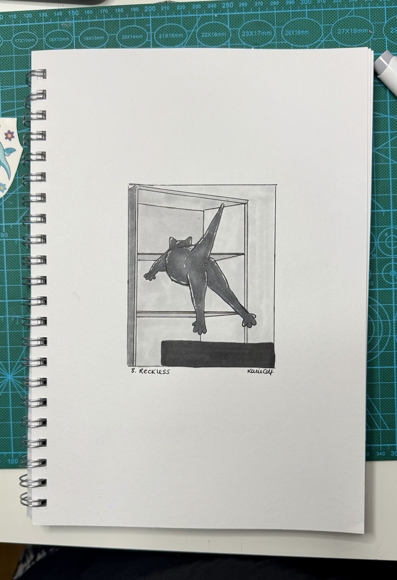 Inktober Day 8. Reckless – Maker of Things